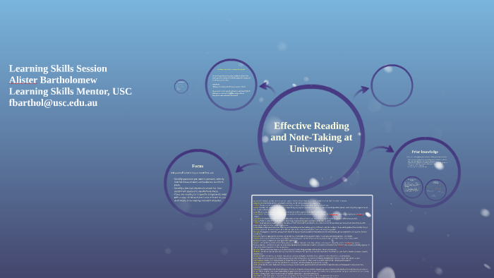 Effective Reading and Note-Taking at University by Alister Bartholomew ...