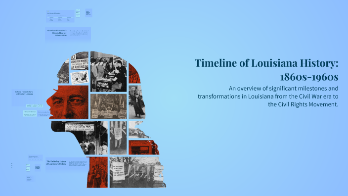 Timeline of Louisiana History: 1860s-1960s by Renee Boudreaux on Prezi
