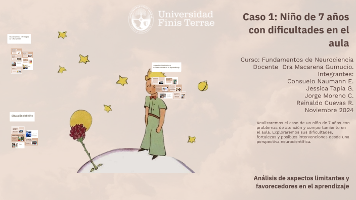 Caso 1: Niño de 7 años con dificultades en el aula by Reinaldo Cuevas ...