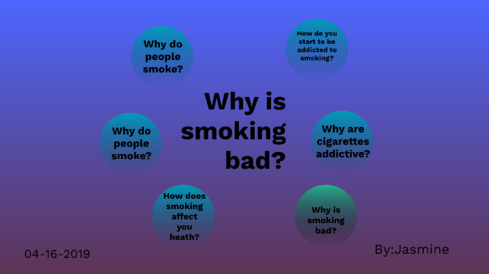 Why is smoking bad? by Jasmine Osorio-Antonio on Prezi