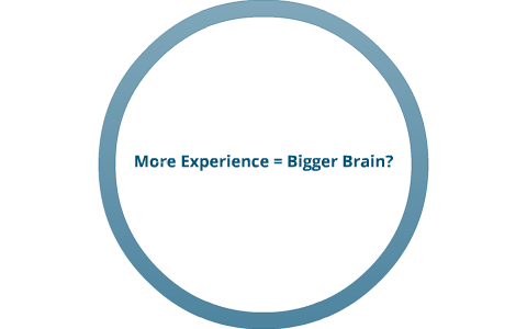 More Experience = Bigger Brain by Matthew McCormick on Prezi