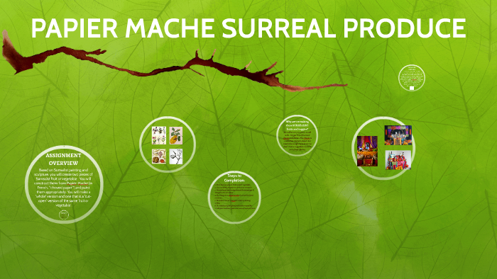 PAPIER MACHE SURREAL PRODUCE by Christine Urevig