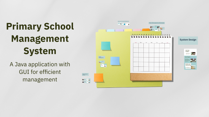 Primary School Management System by ilyes chanchah on Prezi