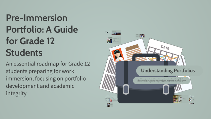 Pre-Immersion Portfolio: A Guide for Grade 12 Students by Sabrina ...