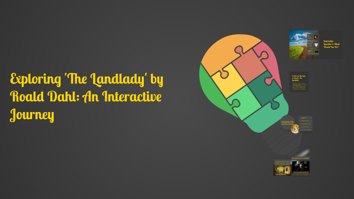 Exploring 'The Landlady' by Roald Dahl: An Interactive Journey by ...