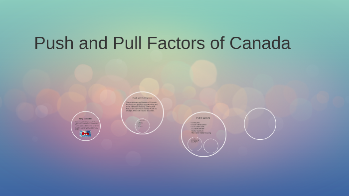 Push and Pull Factors of Canada by Maddie Pyper on Prezi