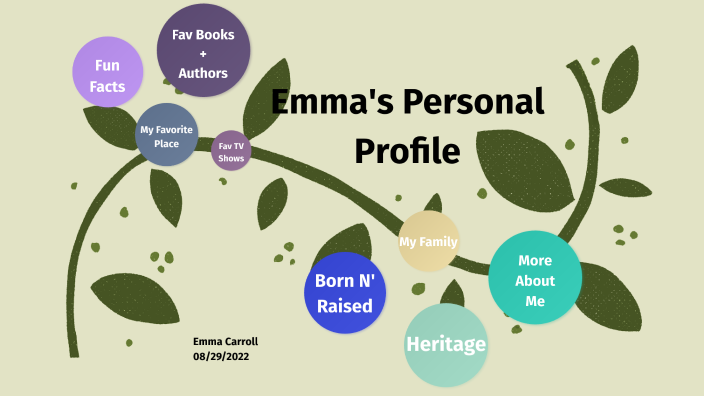 Personal Profile Assignment by emma carroll on Prezi