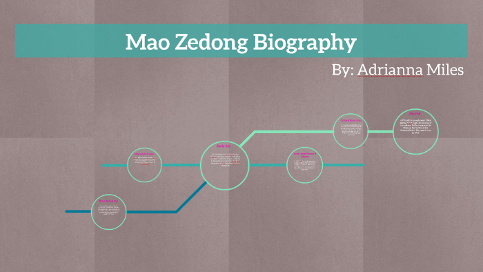 Mao Zedong Biography by Anna Miles on Prezi