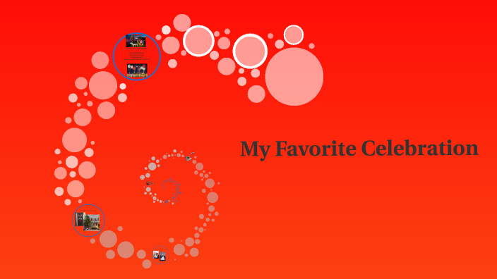 My favorite celebration by on Prezi