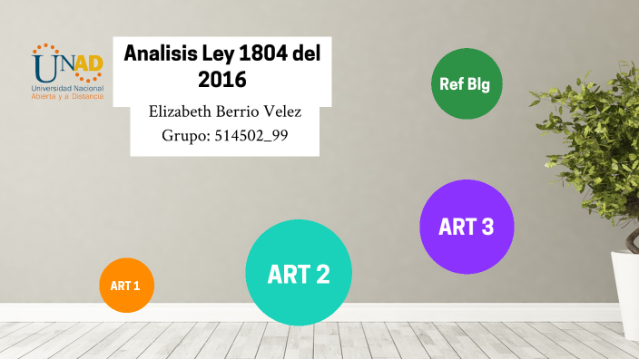Análisis Ley 1804 del 2016 by Eliza Berrio Velez on Prezi