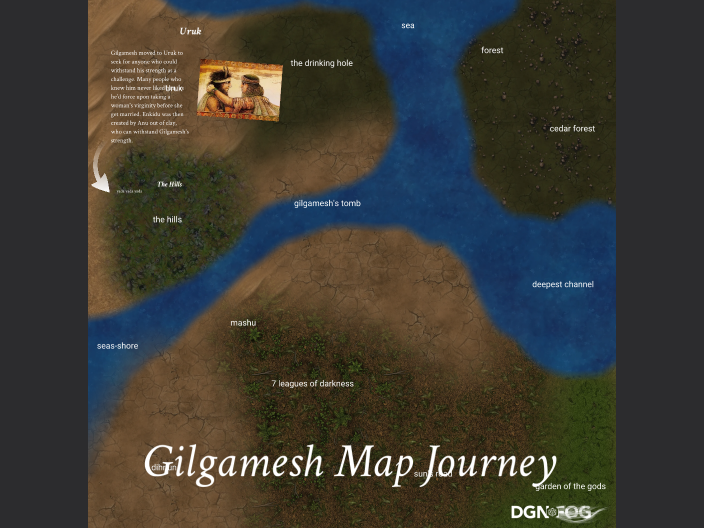 Gilgamesh Map Journey by Ashley Kim on Prezi