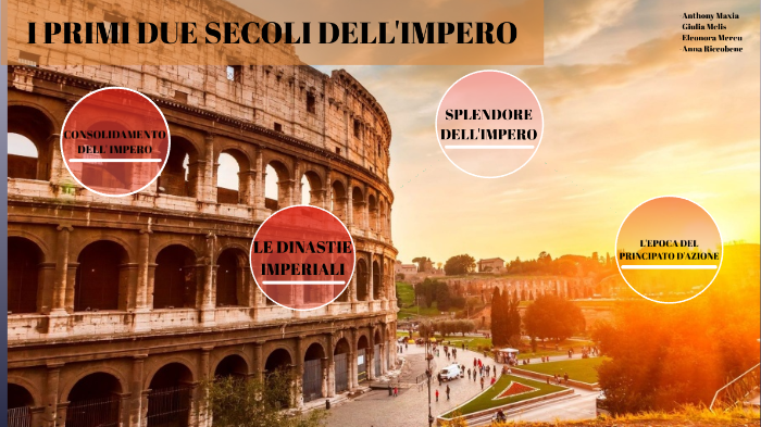 I PRIMI DUE SECOLI DELL'IMPERO ROMANO by Eleonora Mereu on Prezi