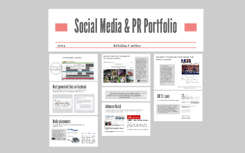 Social Media & PR Portfolio by Kristina Carrico on Prezi
