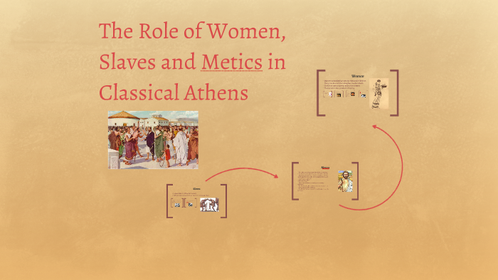 THE ROLE OF WOMEN, SLAVES AND METICS IN CLASSICAL ATHENS by Jasmine ...