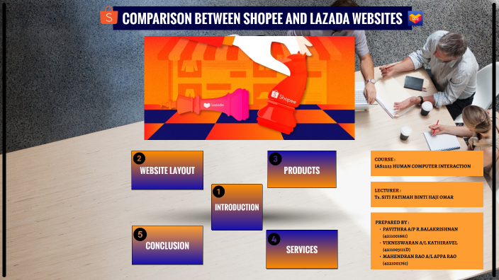 Comparison Between Shopee and Lazada Website by Pavithra Balakrishnan ...