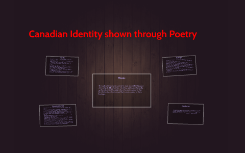 Canadian Identity shown through Poetry by samantha gee on Prezi