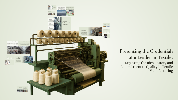 Presenting the Credentials of a Leader in Textiles by 24PEC06 MADHORU ...