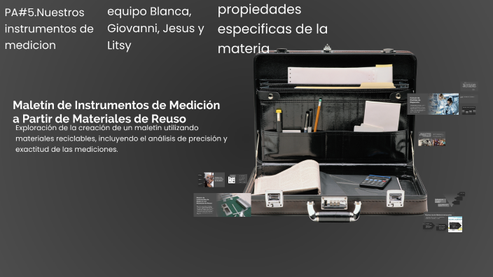 Maletín de Instrumentos de Medición a Partir de Materiales de Reuso by ...