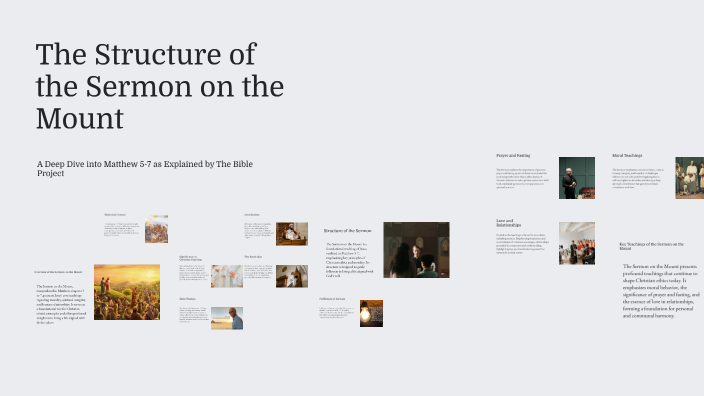 The Structure of the Sermon on the Mount by Stanley John on Prezi