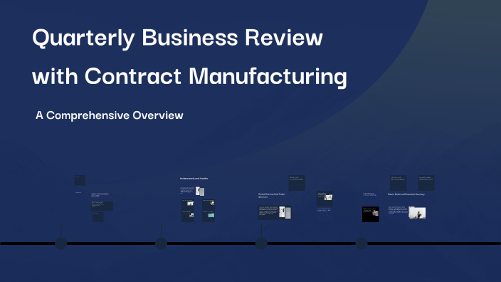 Quarterly Business Review with Contract Manufacturing by Alice Lee on Prezi