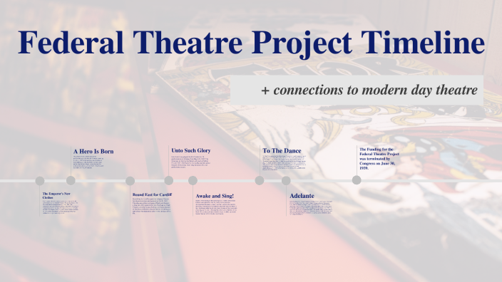Federal Theatre Project Timeline by Daniel Lavie-Horovitz on Prezi