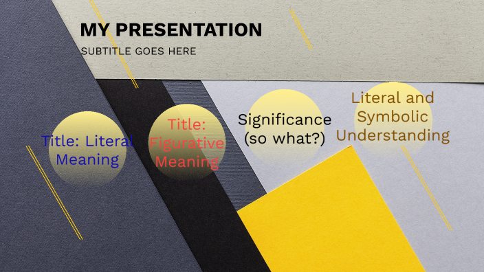 Module Four Lesson One Mastery Assignment One- Symbolism by Ryan gregory on Prezi