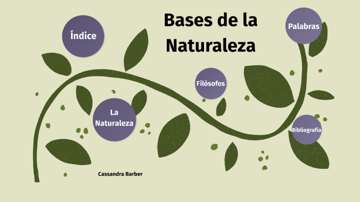 Bases de la Naturaleza by Cassandra Barber on Prezi