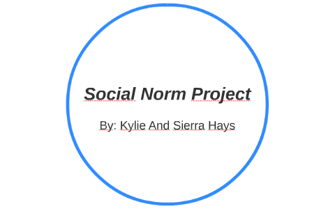 Social Norm Project by sierra hays on Prezi