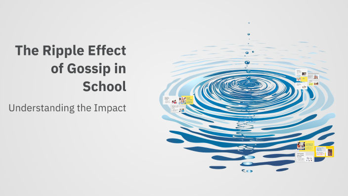 The Ripple Effect of Gossip in School by Susan McMillan on Prezi