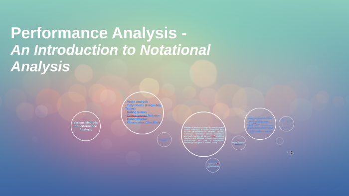 An Introduction to Notational Analysis by Blaire Farrant on Prezi