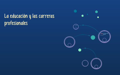 La educación y las carreras profesionales by Spanish Project on Prezi