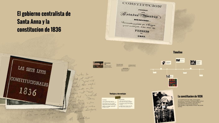 Gobierno centraslista de Santa Anna y la constitucion de 1836 by ...