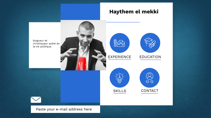 portrait haythem el mekki by wafa ouni on Prezi