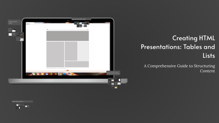 Creating HTML Presentations: Tables and Lists by sam on Prezi