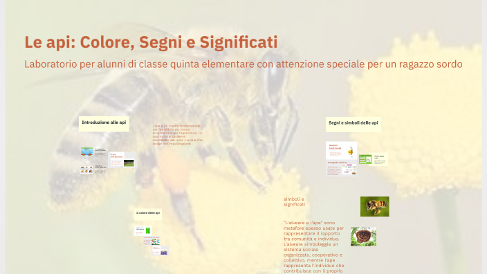 Le api: Colore, Segni e Significati by ivanagisy@yahoo.it on Prezi