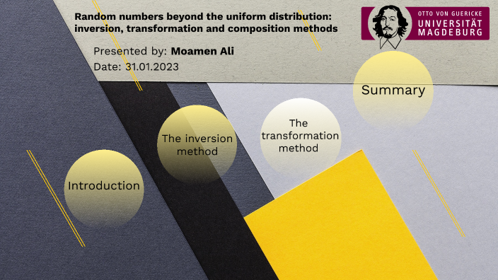 Random Numbers Beyond The Uniform Distribution Inversion Transformation And Composition