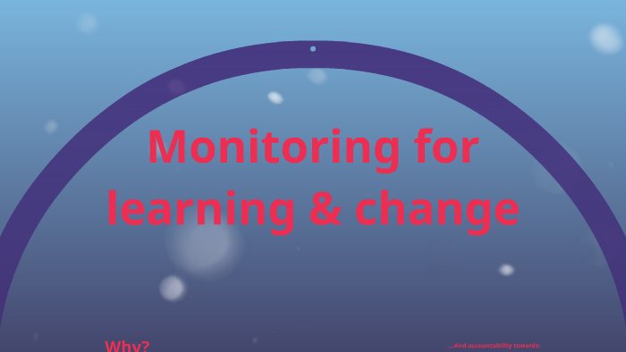 why monitor? by on Prezi