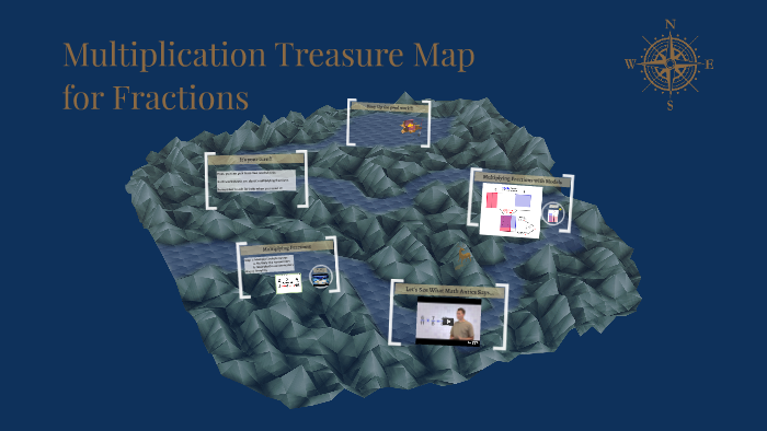 Multiplication Treasure Map for Fractions by Marissa Crouse on Prezi