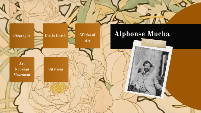 Alphonse Mucha DRAFT by Mackenzie Burns on Prezi