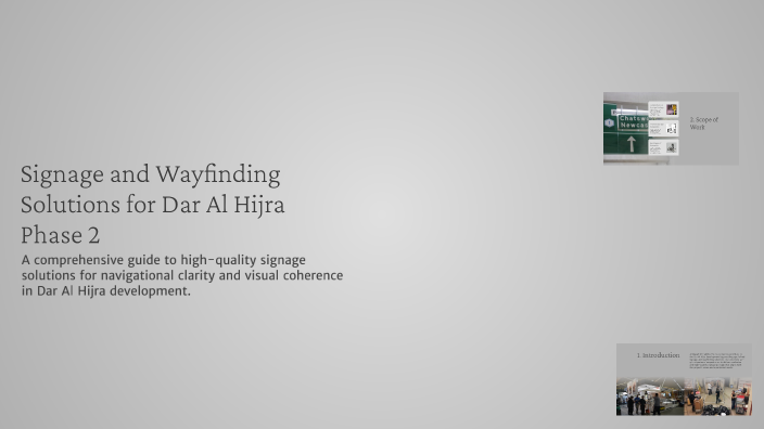 Signage and Wayfinding Solutions for Dar Al Hijra Phase 2 by Rasheed ...