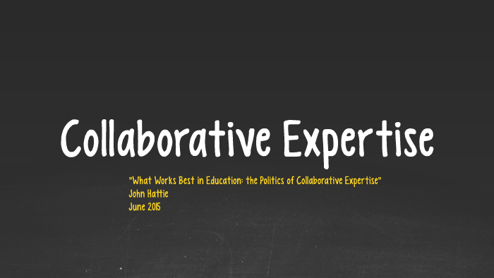 Collaborative Expertise by Kathy Franklin
