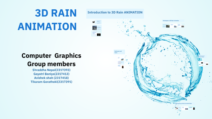 RAIN 3D ANIMATION by Gayatri Baniya on Prezi