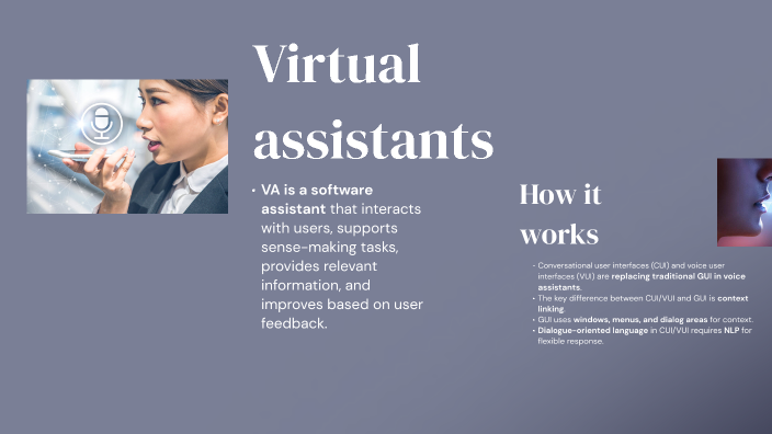 The Power of Virtual Assistants and their Search suggestions by Katarína Kačmarová-Maďarová on Prezi