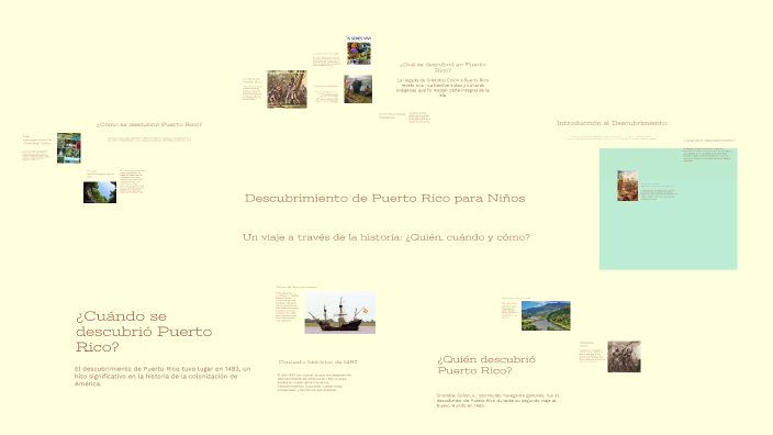 Descubrimiento de Puerto Rico para Niños by Miriam Rivera on Prezi