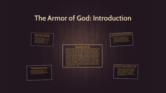 The Armor of God: Introduction by Malia Divilbiss