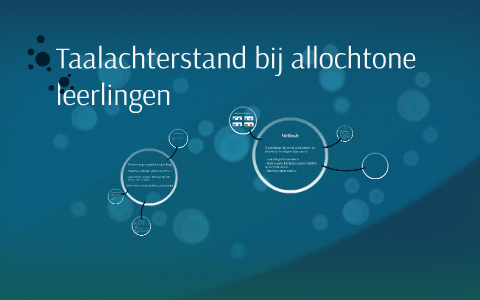 Taalachterstand bij allochtone leerlingen by Sebastiaan Flipse on Prezi