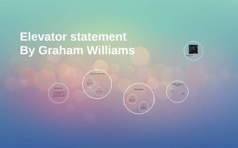 Elevator statement by rktboy swim on Prezi