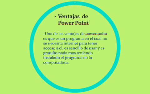 Ventajas de power point by Sara Avalos Cela on Prezi