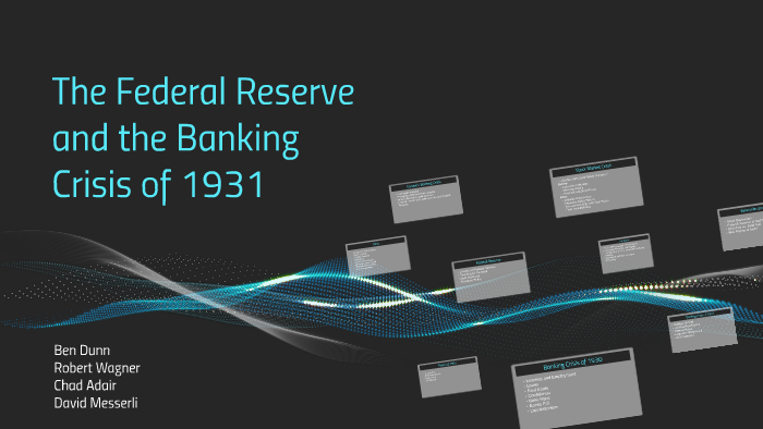 The Federal Reserve and the Banking Crisis of 1931 by David Messerli on ...