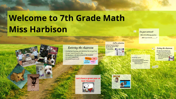Welcome to 7th Grade Math 2021-2022 by Lisa Harbison on Prezi